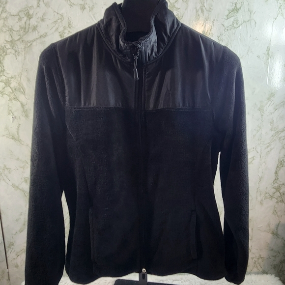 Danskin Now | Jackets & Coats | Danskin Now Black Fleece Zip Jacket ...